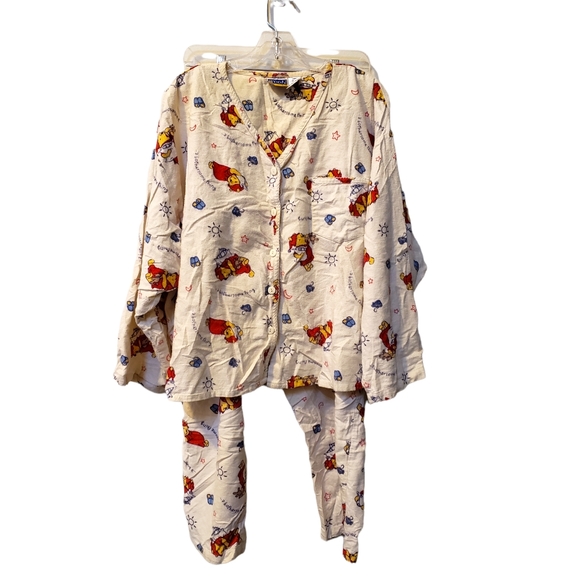 Disney | Intimates & Sleepwear | Vintage Winnie The Pooh Flannel Pajama ...